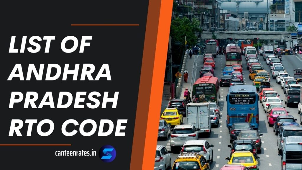 Maharashtra RTO Vehicle Registration Code List 2025 - Canteen Rates 2025