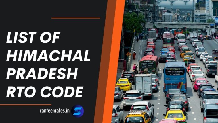 Himachal Pradesh RTO Vehicle Registration Code List 2026 - Canteen ...